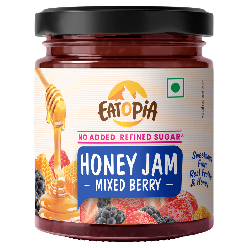 Healthy Jam India | Sugar Free Jams | Eatopia Honey Jam