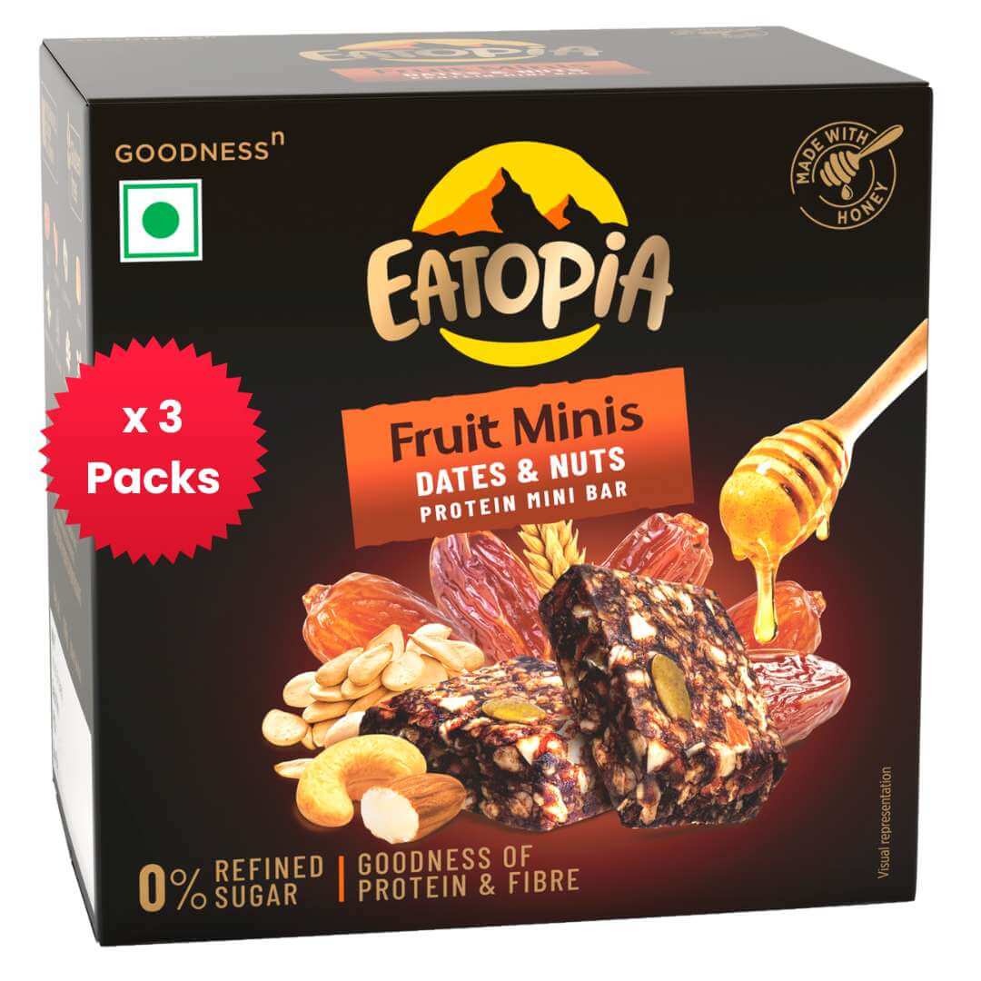 Fruit Minis Dates & Nuts|Dry Fruits Protein Bars |Healthy Energy Snack ...