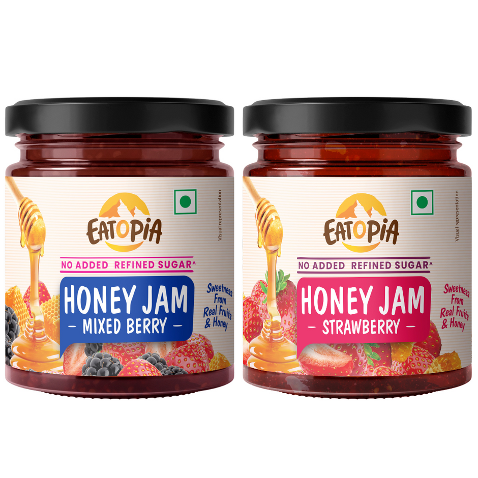 Healthy Jam India | Sugar Free Jams | Eatopia Honey Jam